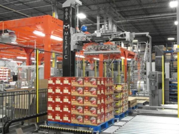 MESPIC Integrated Case Packer & Palletiser | Food, Beverages ...